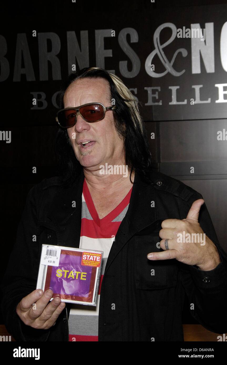 Los Angeles, CA, USA. April 15, 2013. Todd Rundgren at in-store ...