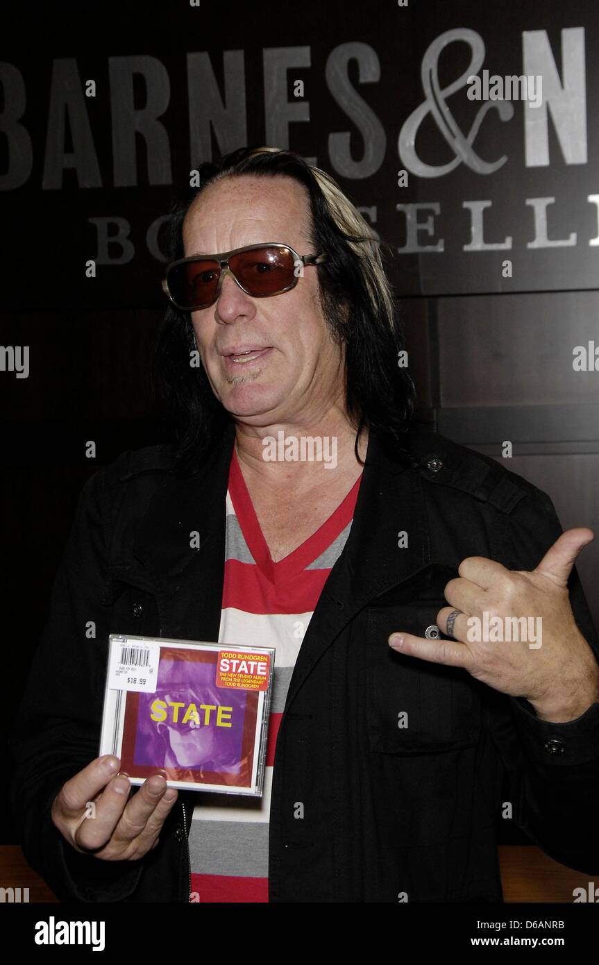 Los Angeles, CA, USA. April 15, 2013. Todd Rundgren at in-store ...