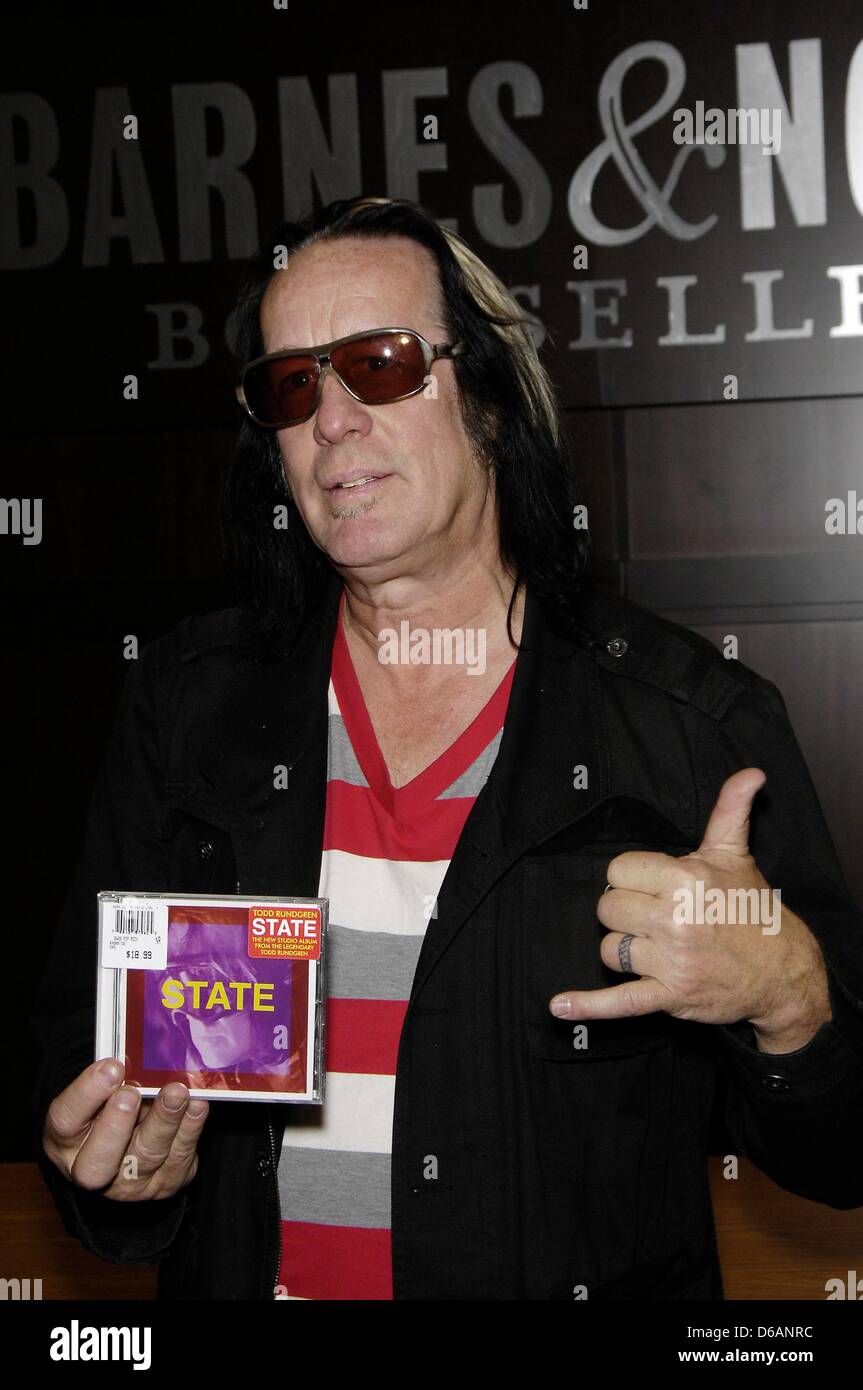Los Angeles, CA, USA. April 15, 2013. Todd Rundgren at in-store ...