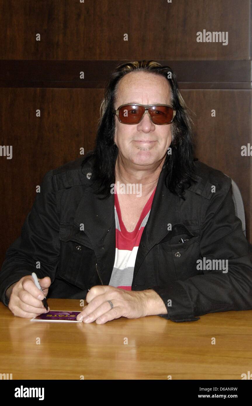 Los Angeles, CA, USA. April 15, 2013. Todd Rundgren at in-store ...