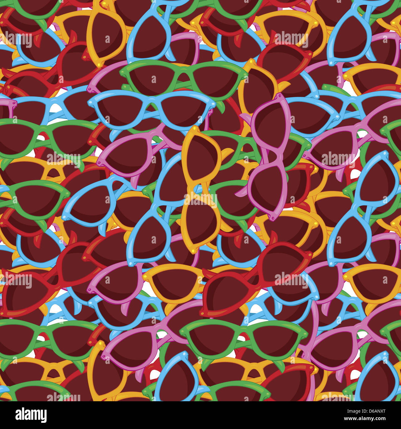 Seamless pattern glasses hi-res stock photography and images - Alamy