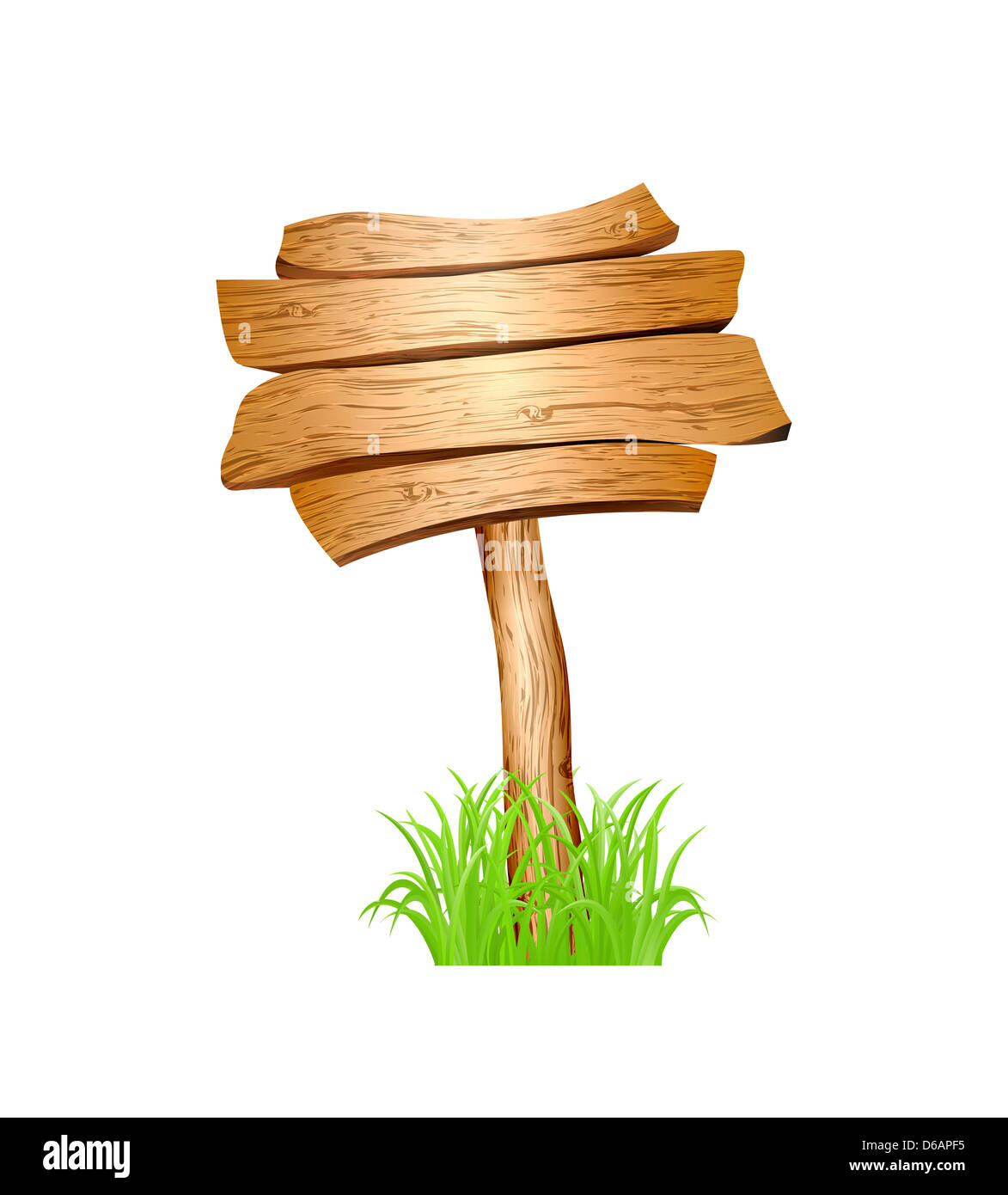 Wooden hanging sign in Cut Out Stock Images & Pictures - Alamy