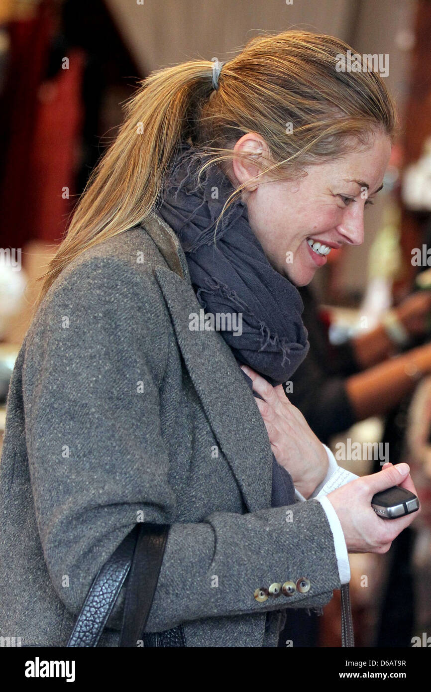 Rebecca Gayheart shopping at Nathalie Seaver Boutique in West Hollywood ...
