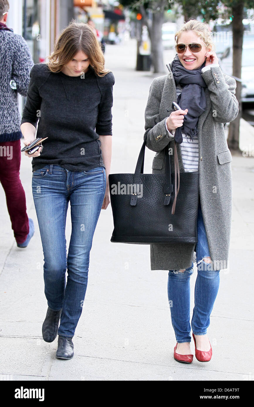 Rebecca Gayheart shopping at Nathalie Seaver Boutique in West Hollywood ...