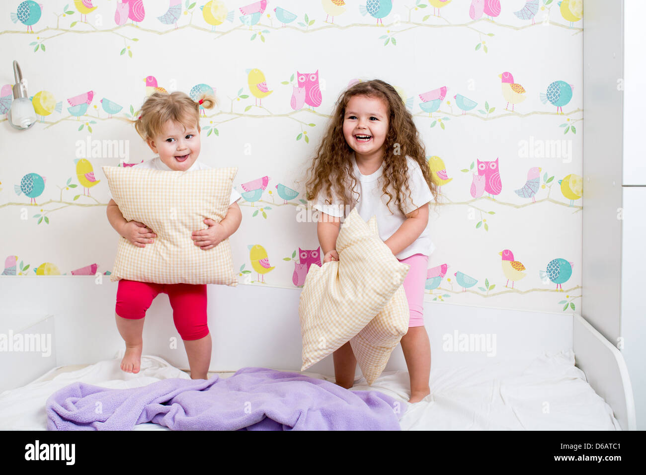 Child jump bed hi-res stock photography and images - Alamy