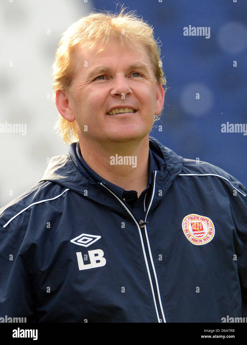 St Patrick's head coach Liam Buckley observes practice at AWD Arena in ...