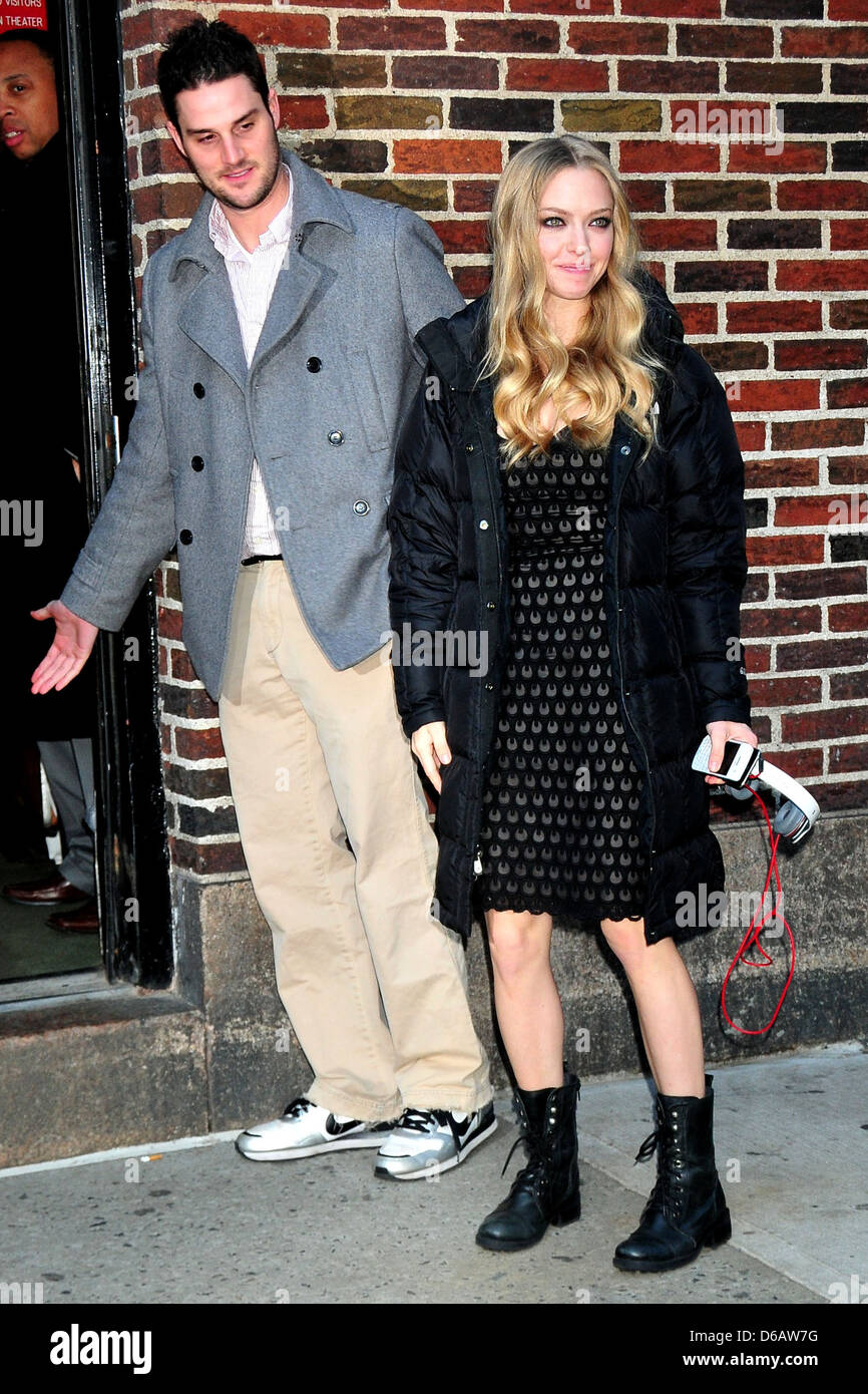 Amanda Seyfried 'The Late Show with David Letterman' at the Ed Sullivan ...