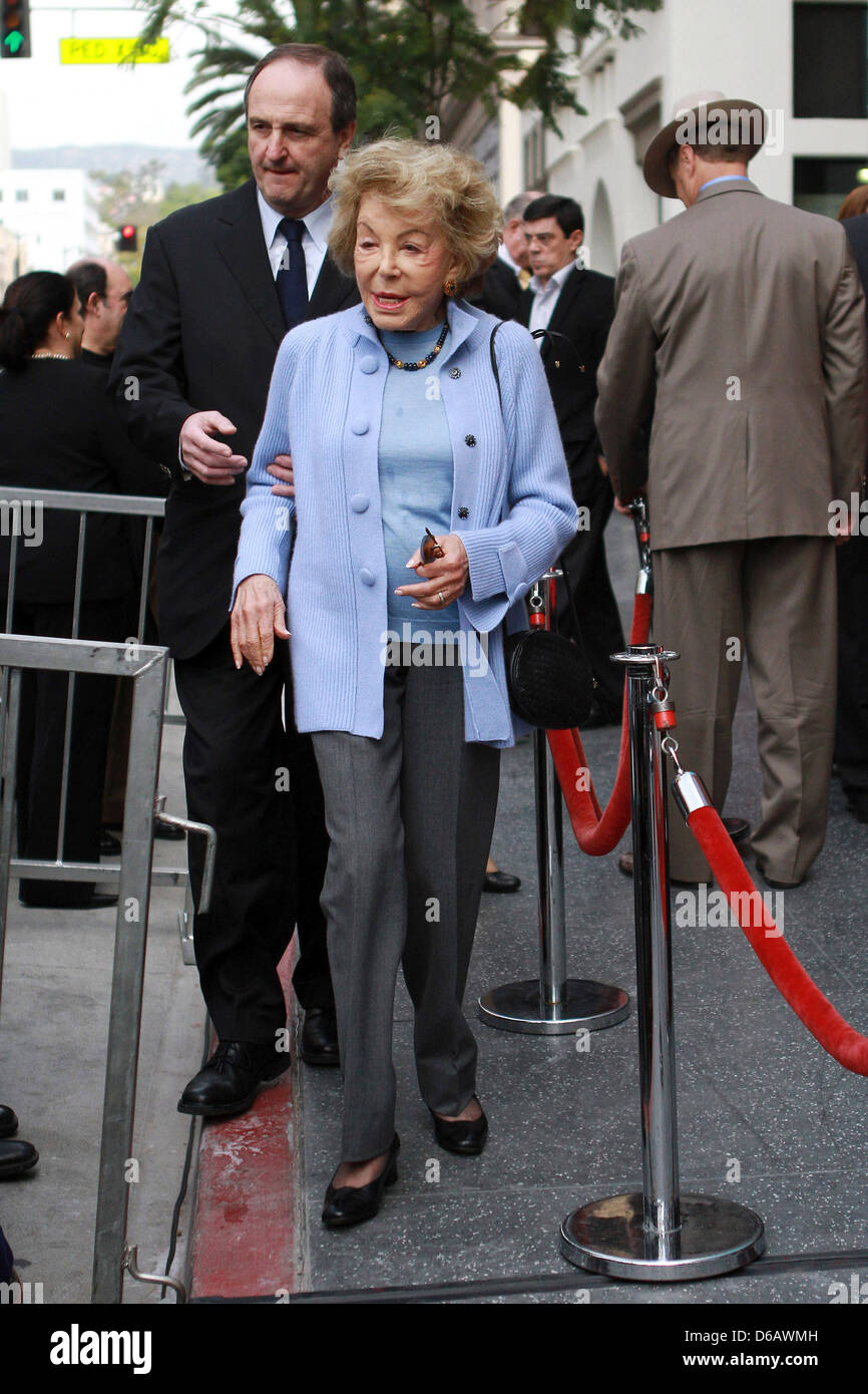 Anne Douglas Maestro Zubin Mehta receives a star on the Hollywood Walk ...