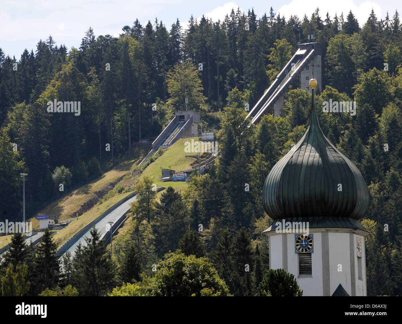 The catholic church Maria in der Zarten is situated in front of the ...