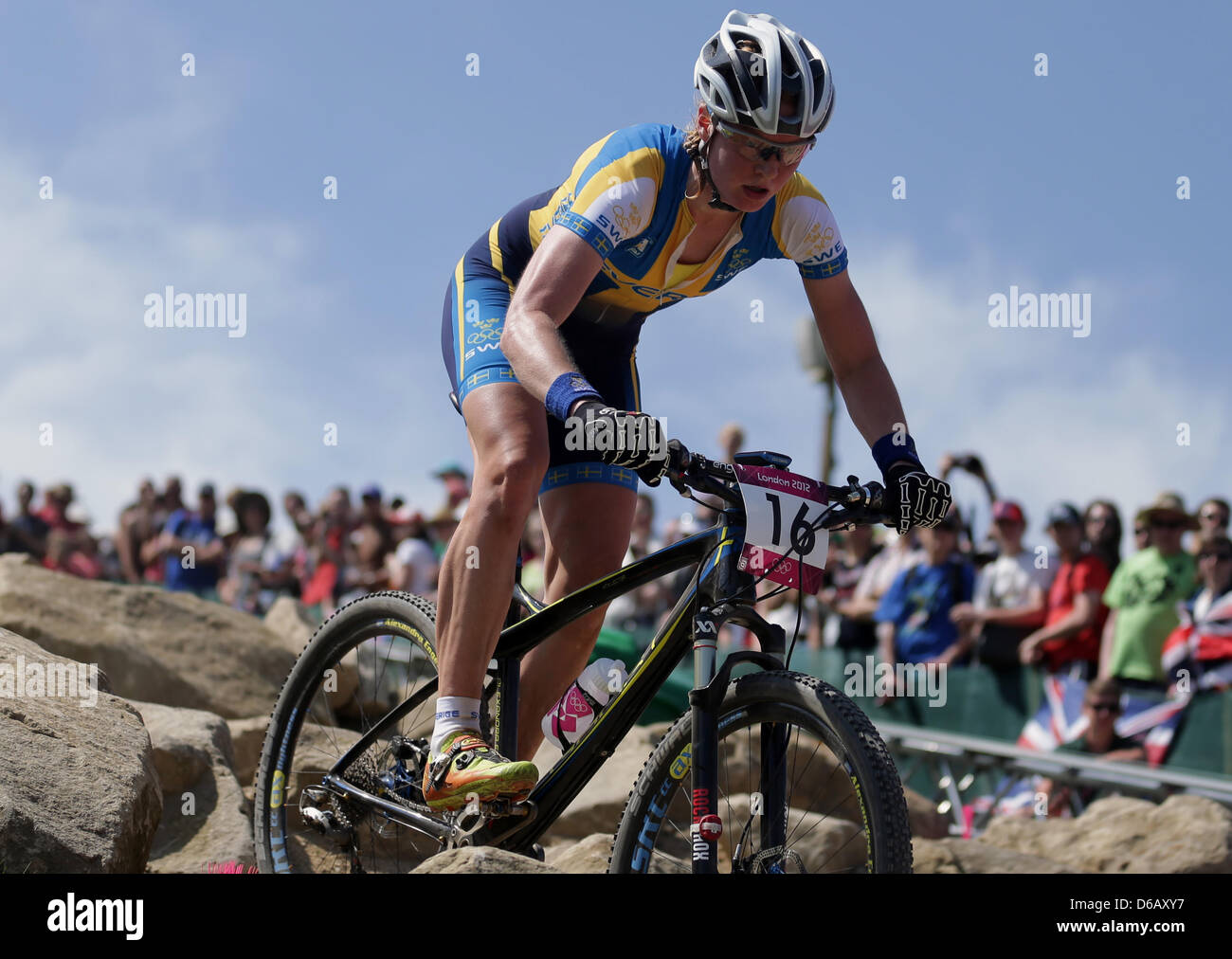 Alexandra Engen of Sweden competes during the Women's Cross-country ...
