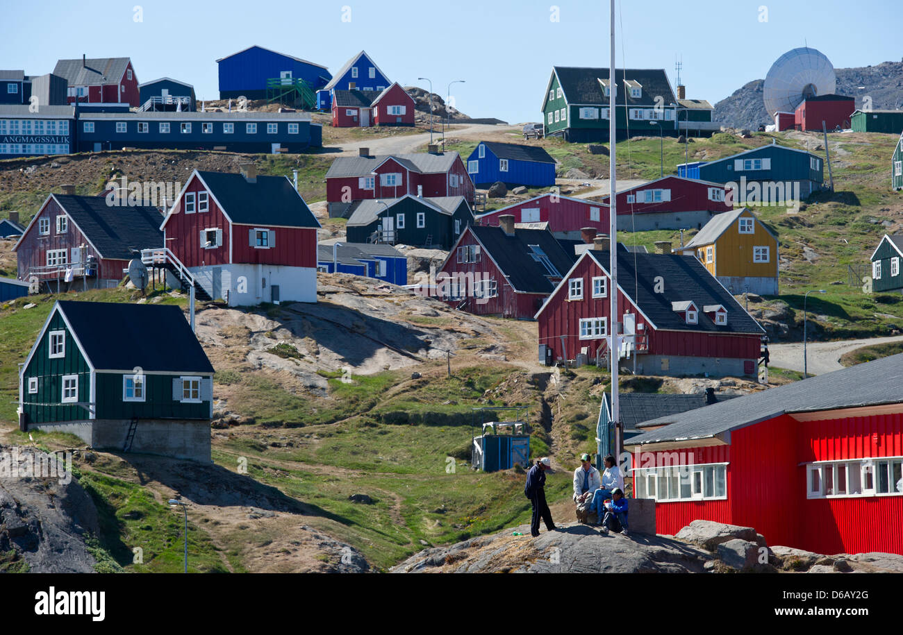 The village Tasiilaq, also called Ammassalik, has around 2000 ...