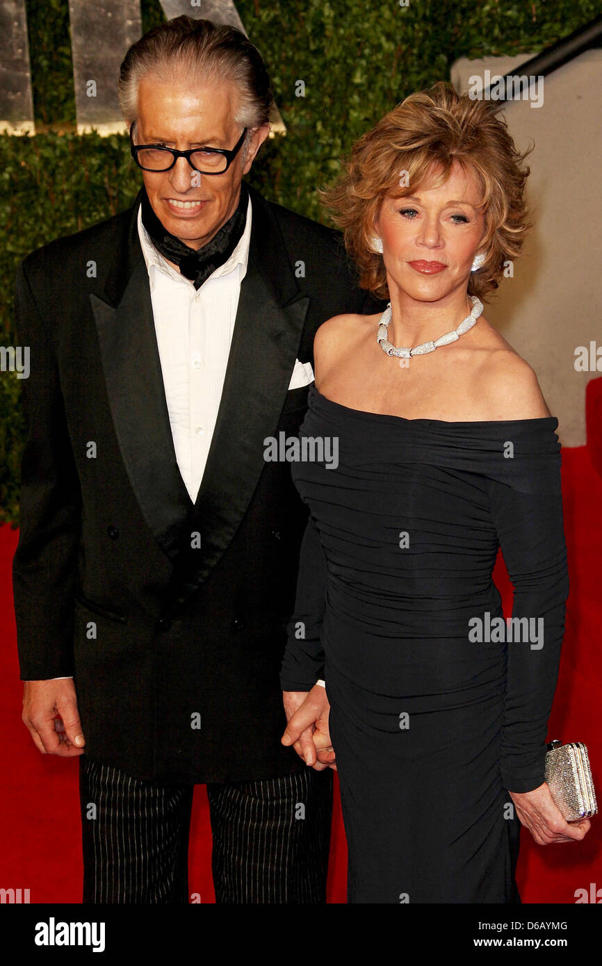 Richard Perry and Jane Fonda 2011 Vanity Fair Oscar Party at Sunset ...