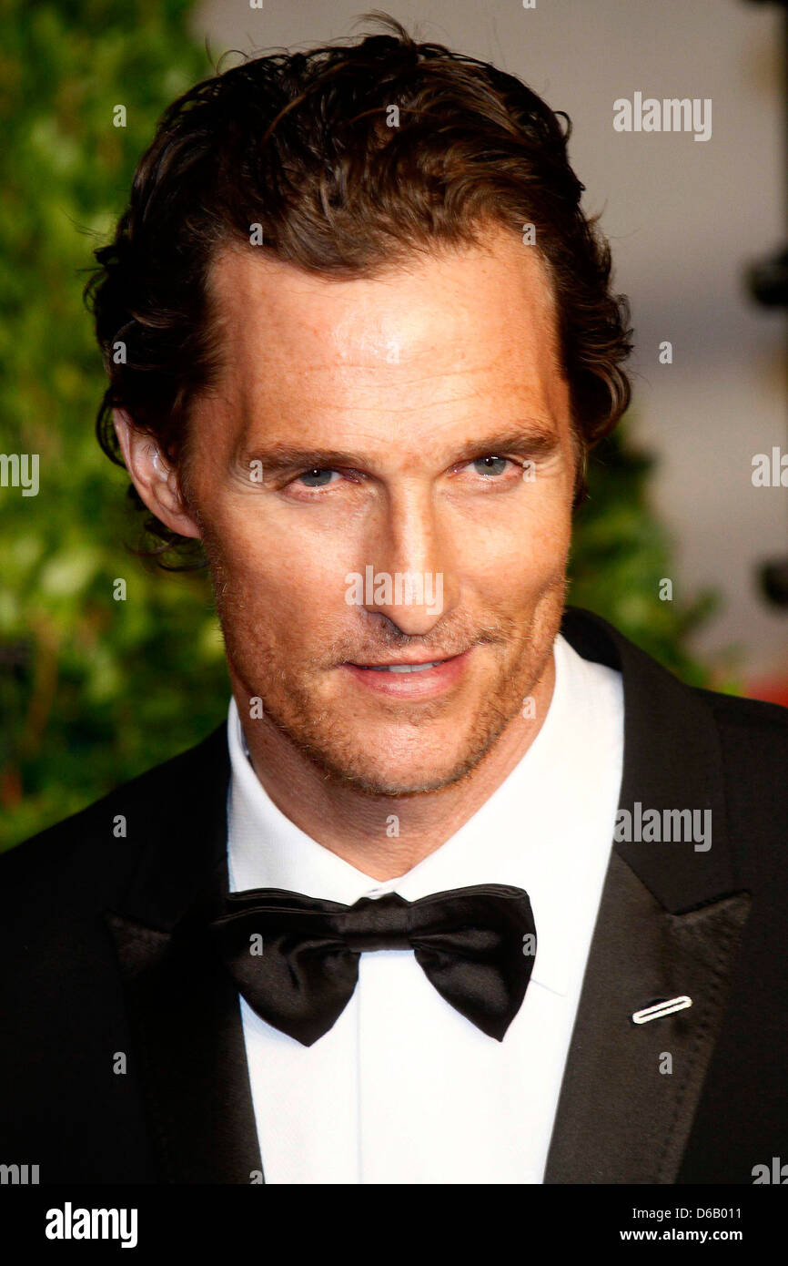 Matthew McConaughey 2011 Vanity Fair Oscar Party at Sunset Tower Hotel ...