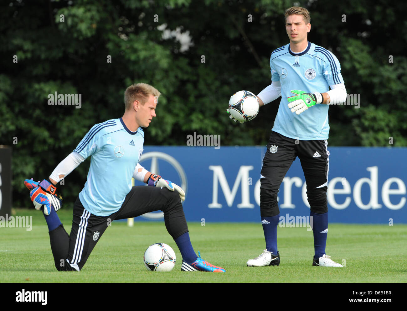 The goalkeepers of the German national soccer squad, Marc-André ter ...