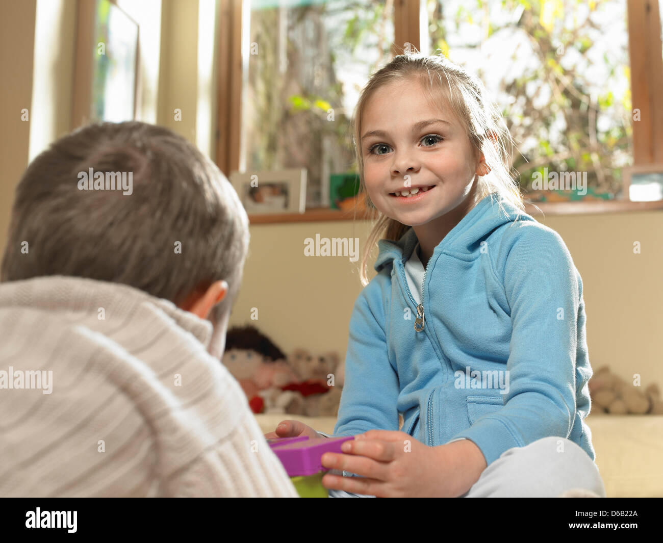 Children playing together indoors Stock Photo - Alamy