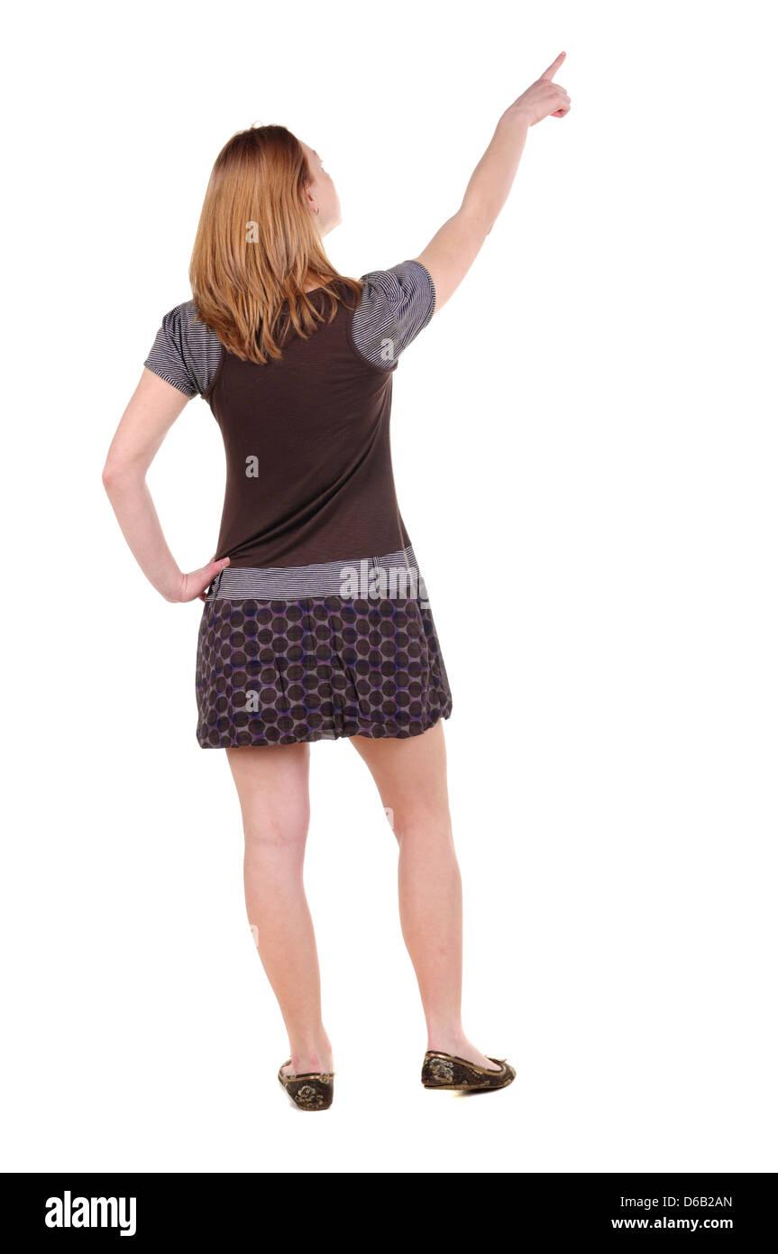 Slim woman backside view isolated hi-res stock photography and images ...