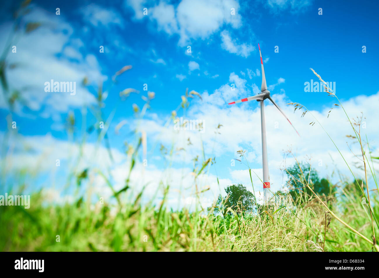 Wind turbine in rural field hi-res stock photography and images - Alamy