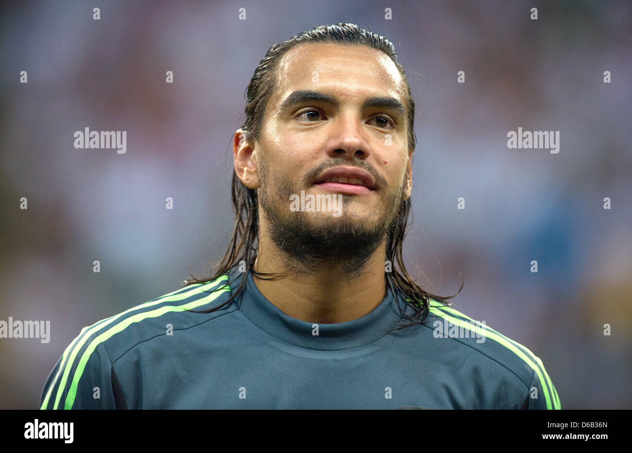 Argentina's Sergio Romero during the friendly soccer match Germany ...