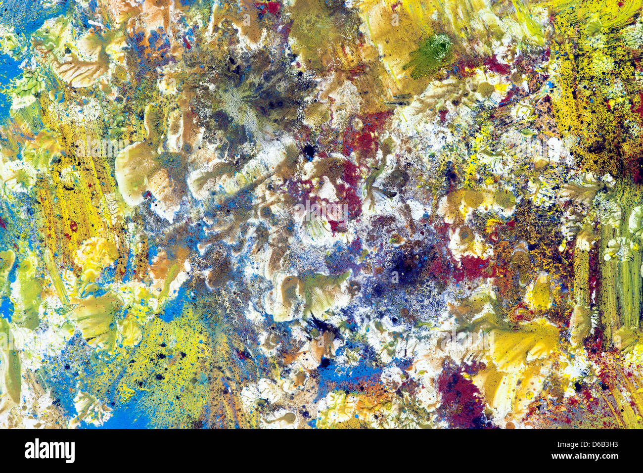 colored blots - macro Stock Photo - Alamy