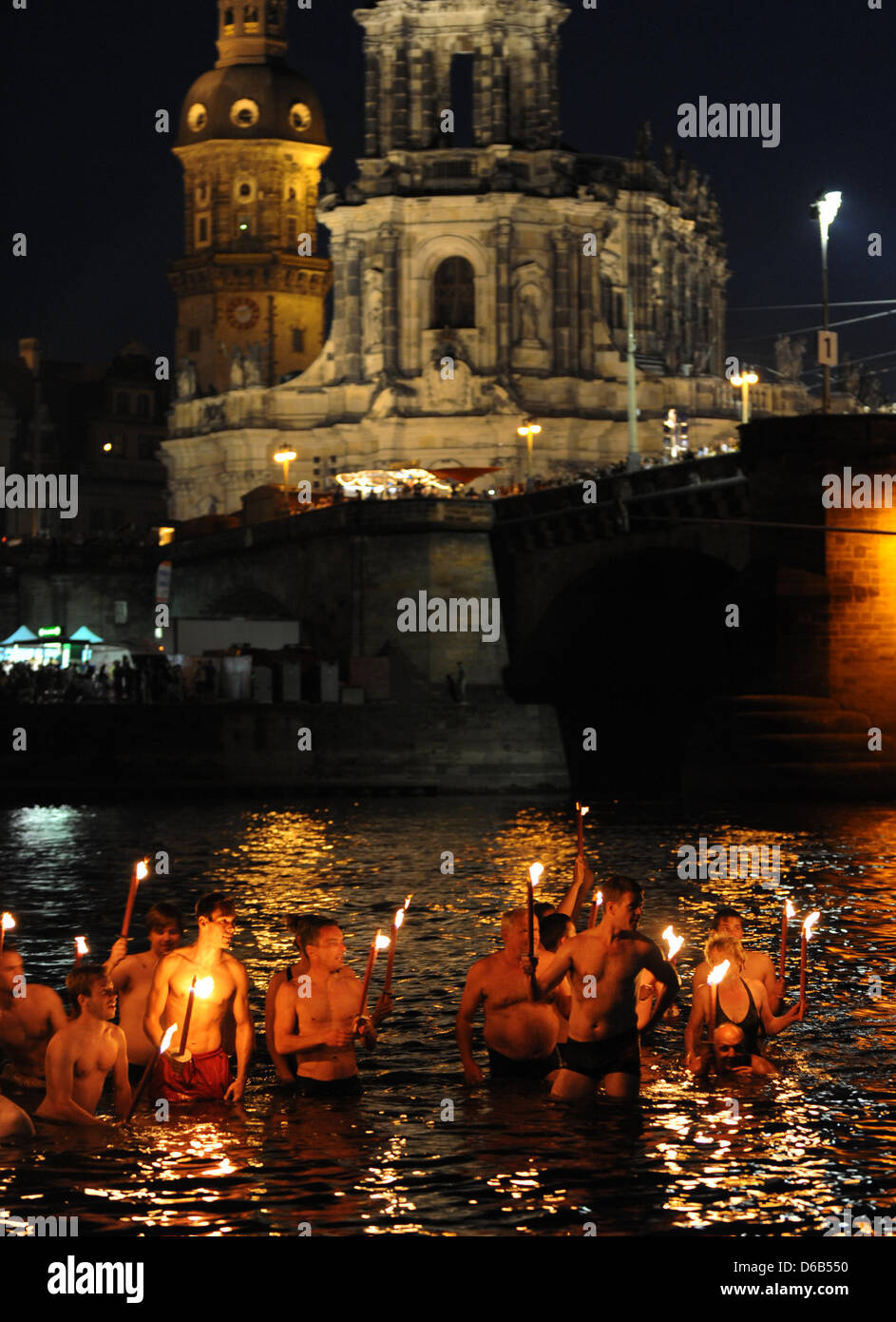 More than 70 swimmers take part in the 7th torch swimming event in ...