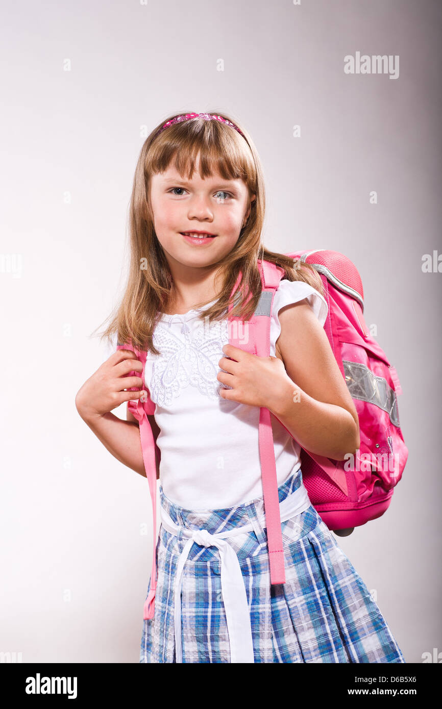 first grader girl Stock Photo - Alamy