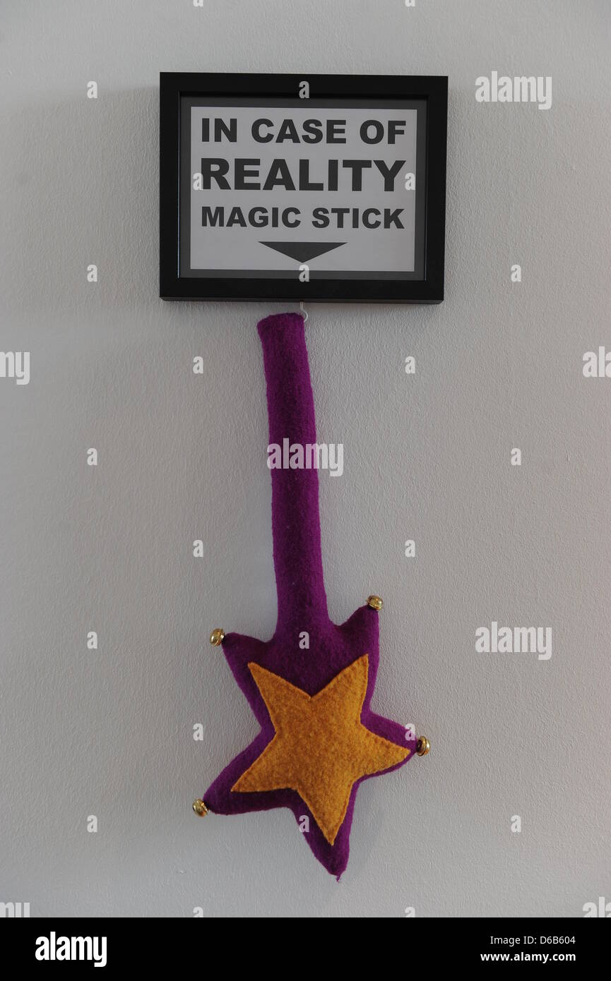 A Magic Stick toy from the game Monster World is pictured at the ...