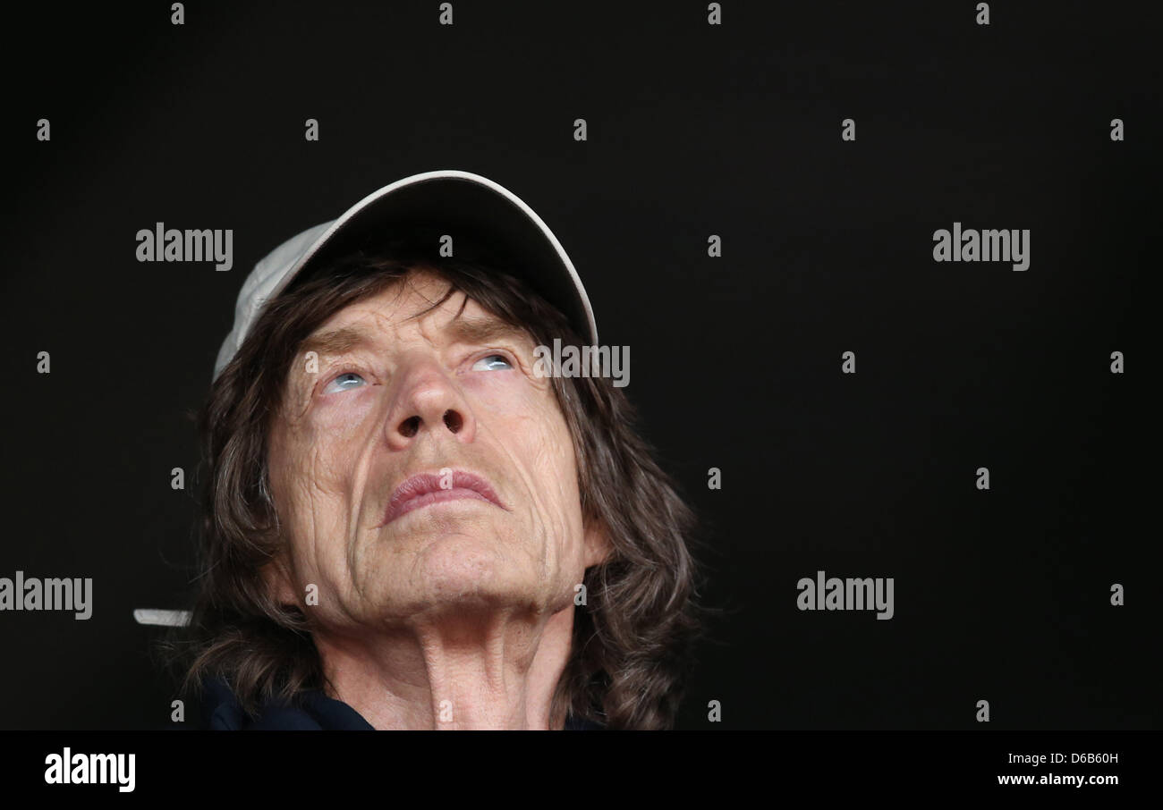 British singer Mick Jagger attends the London 2012 Olympic Games ...