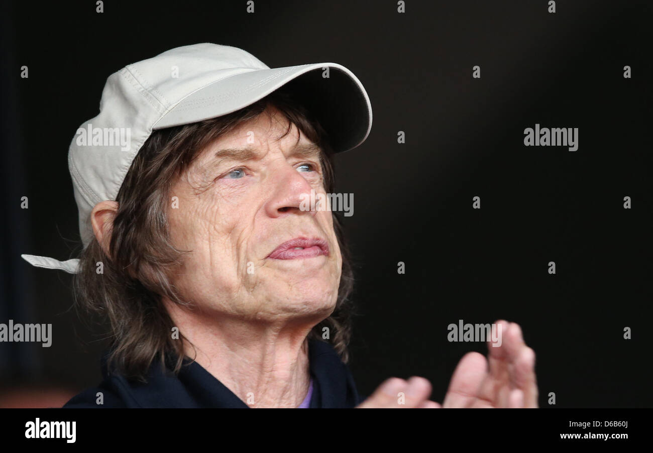 British singer Mick Jagger attends the London 2012 Olympic Games ...