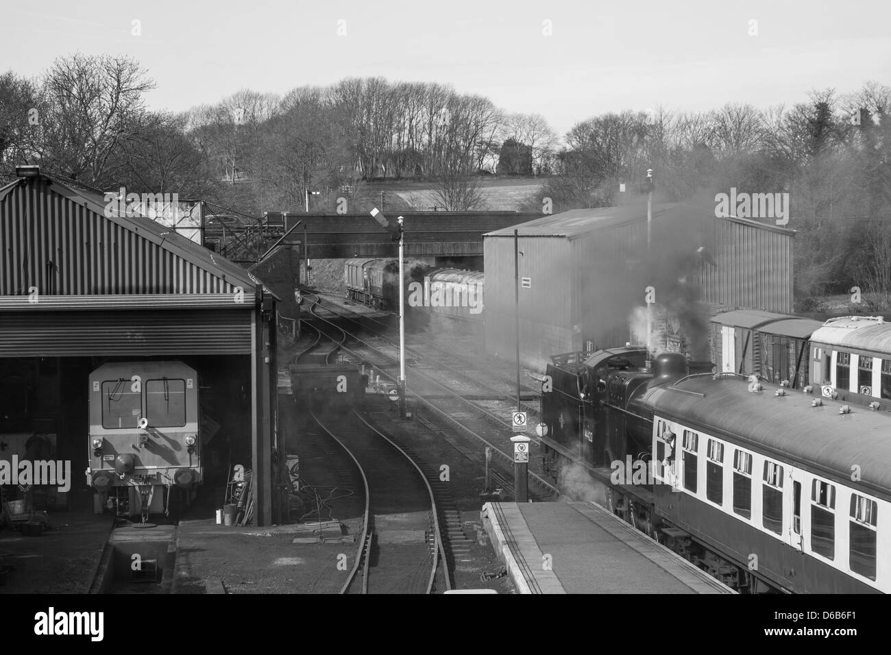 Class 4f steam locomotive hi-res stock photography and images - Alamy