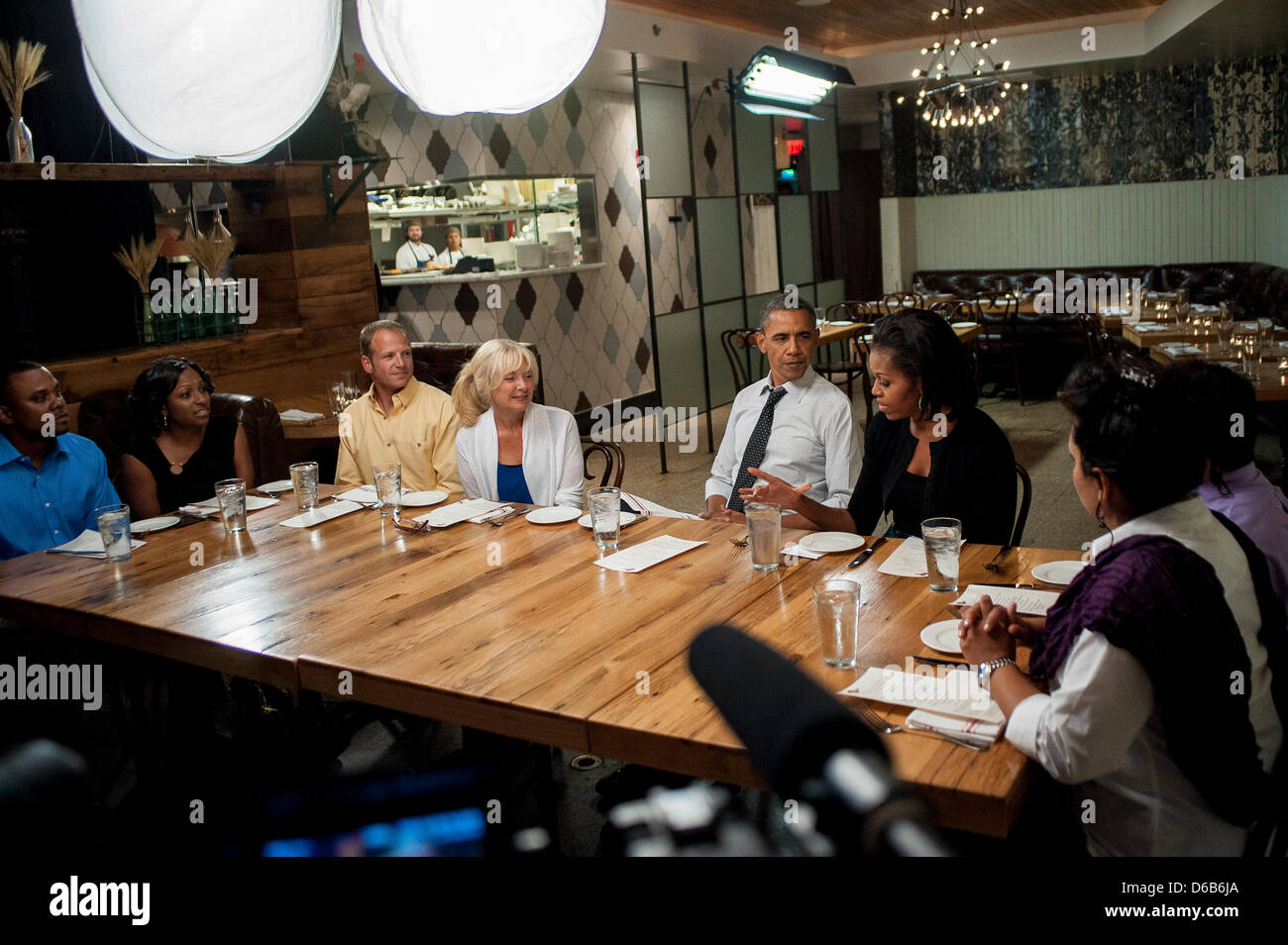 United States President Barack Obama and First Lady Michelle Obama have ...