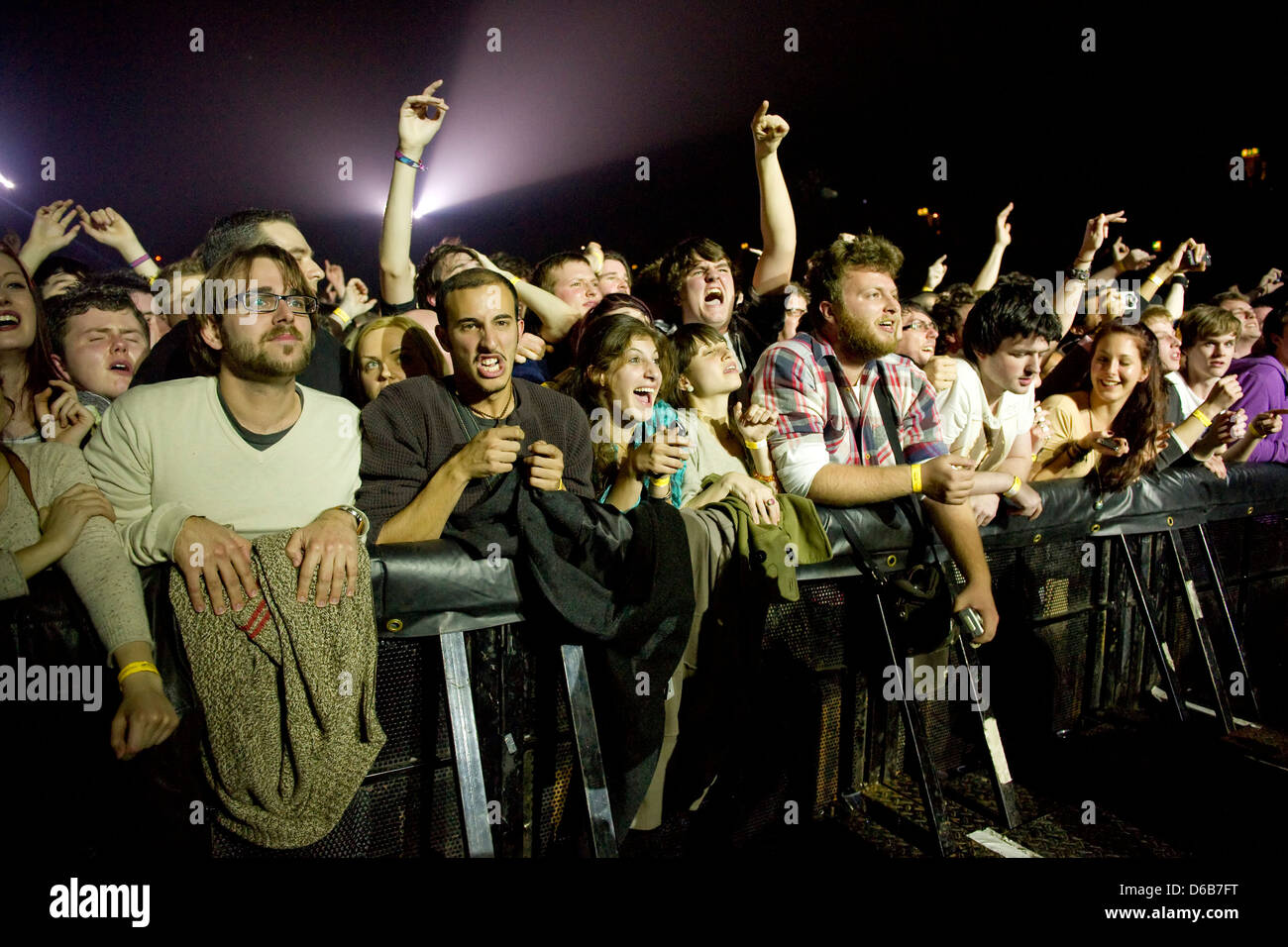 Fans Foo Fighters performing live at Wembley Arena London, England - 25 ...