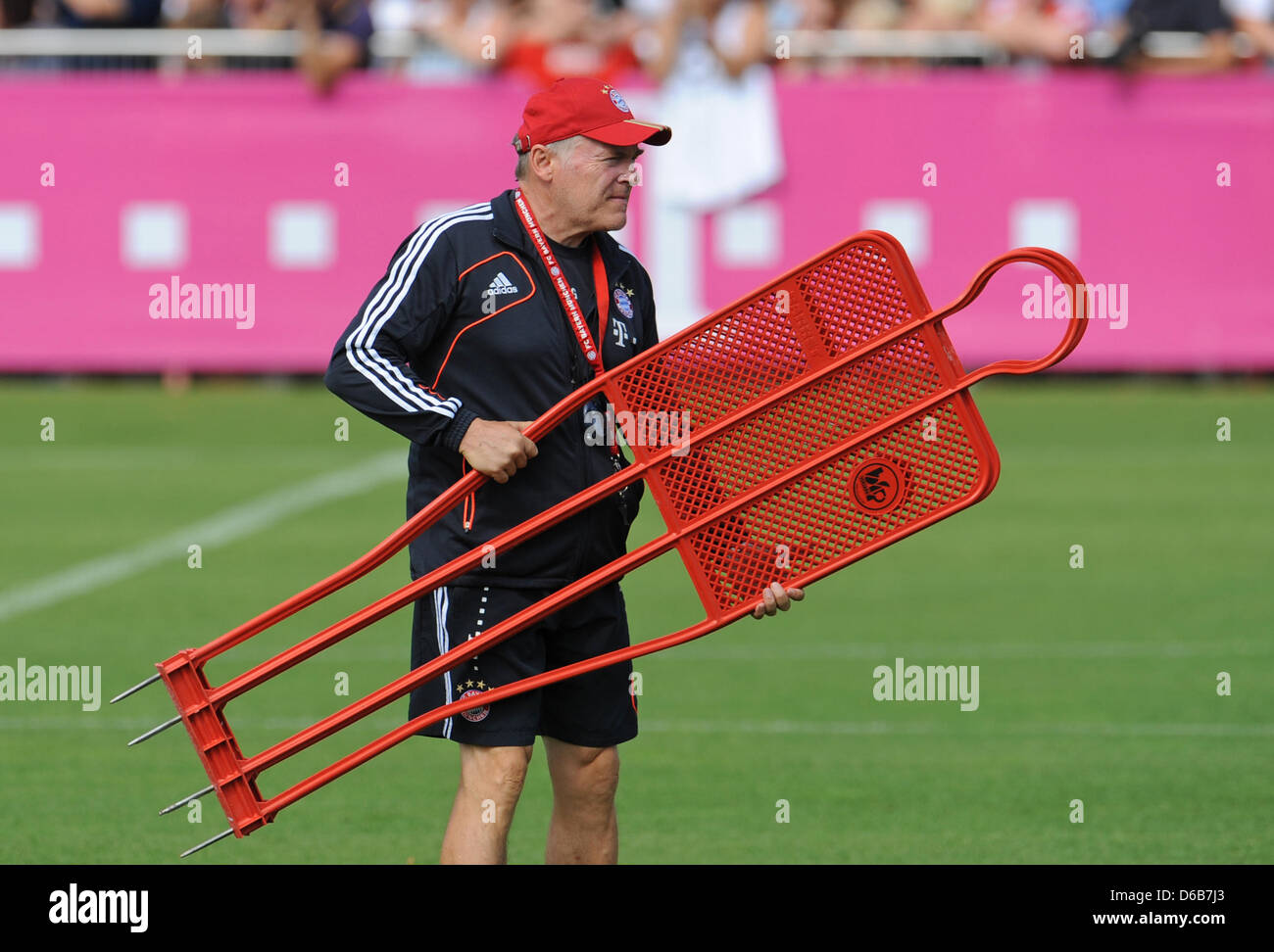 Co-trainer of Bundesliga soccer club Bayern Munich Hermann Gerland ...