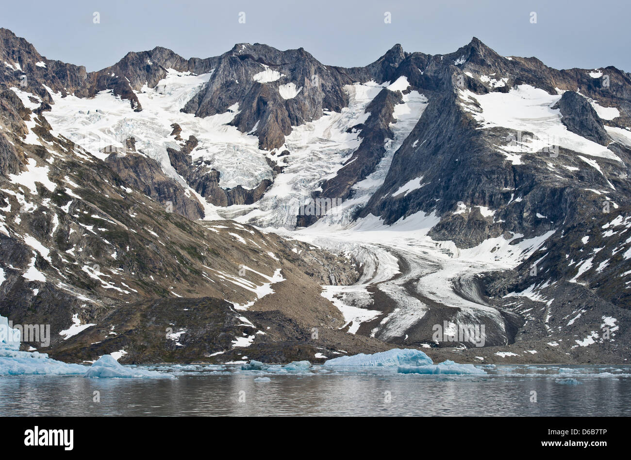 The landscape is pictured near Tasiilaq, East Greenland, Greenland ...