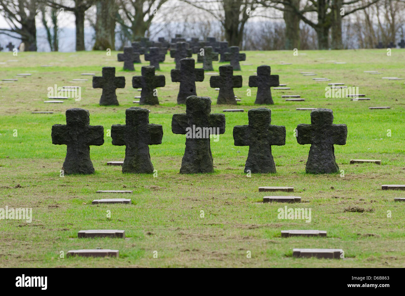 La Cambe German military war grave cemetery., Normandy battle, France ...