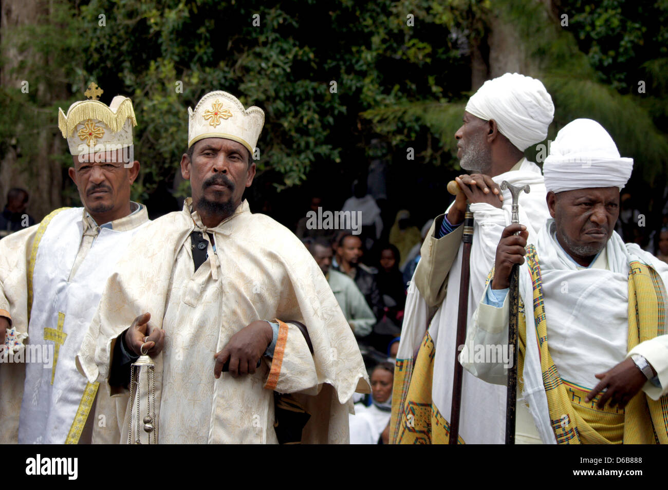Orthodox priests attend the funeral service for Abune Paulos, Abuna and ...