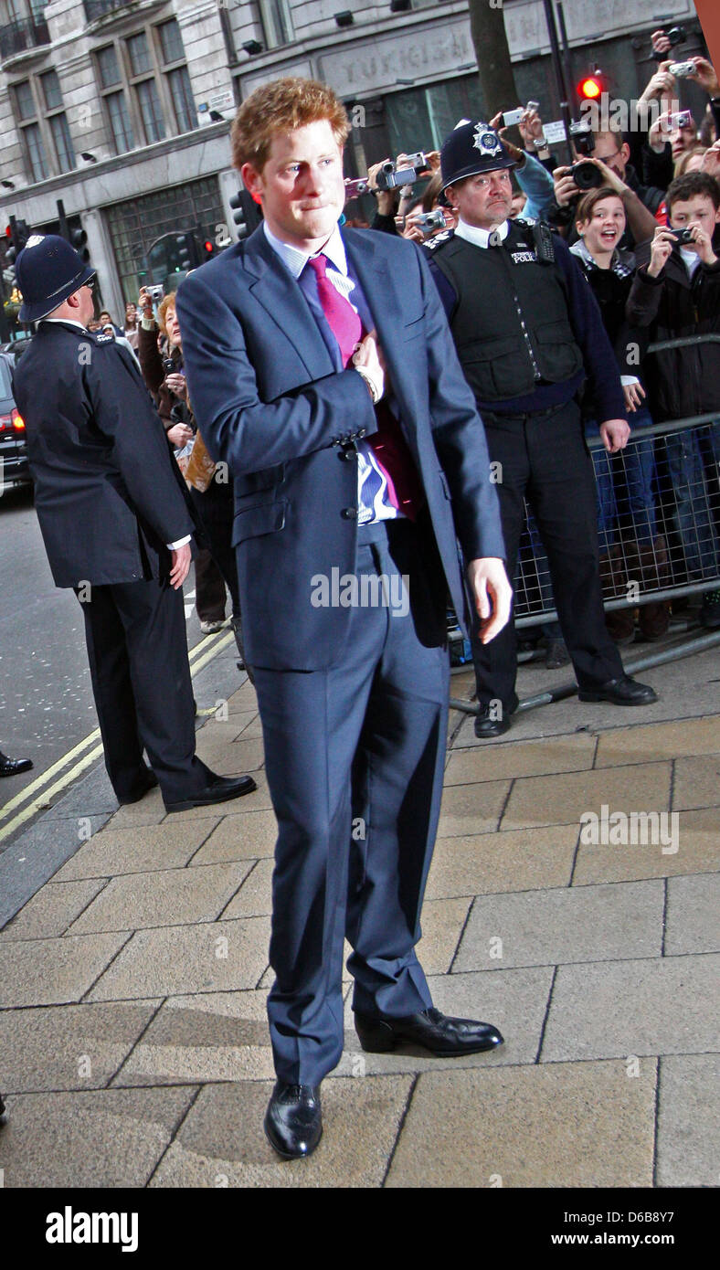 Prince Harry Prince William and his fiancee Kate Middleton join Prince ...