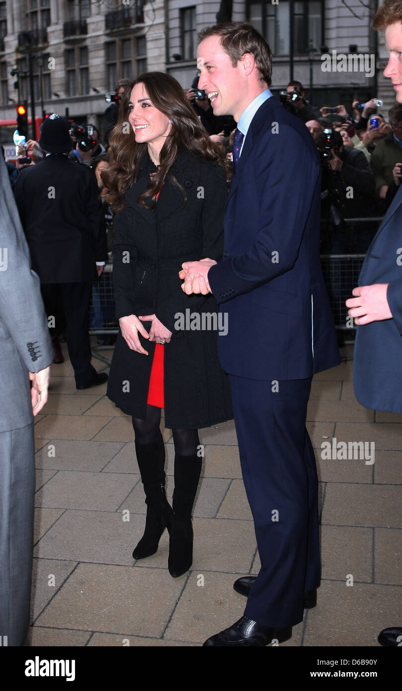 Kate Middleton and Prince William Prince William and his fiancee Kate ...