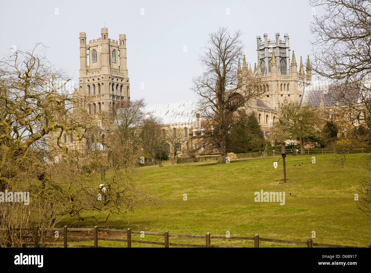 Ely Cathedral Cambridgeshire England Stock Photos & Ely Cathedral ...