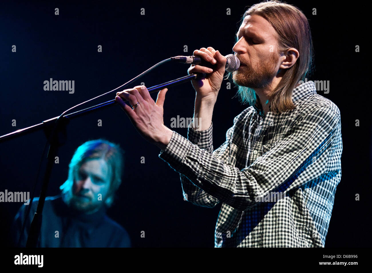 Swedish singer-songwriter Jay-Jay Johanson performing at B2 Moscow ...