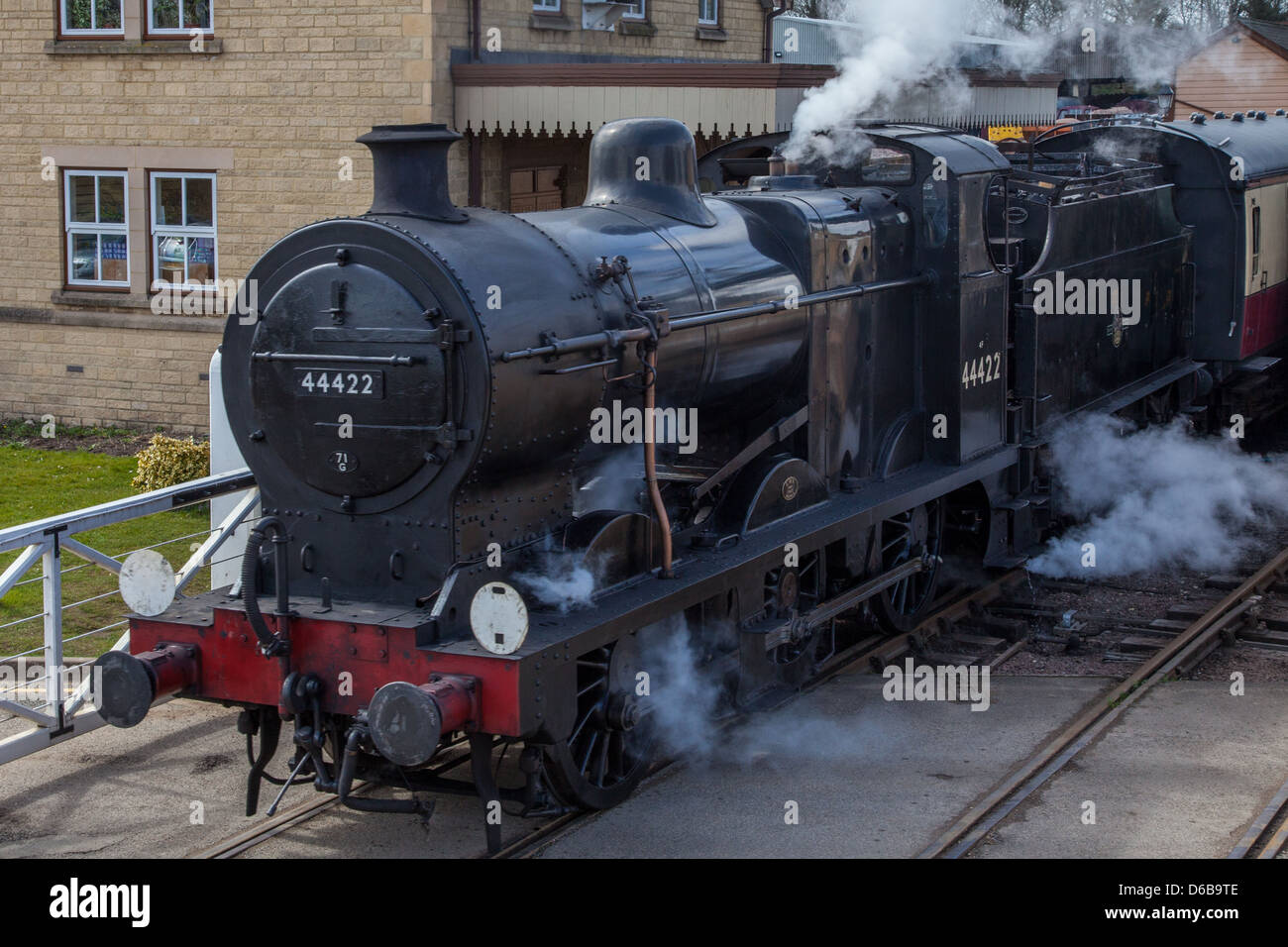 BR Class 4F Locomotive 44422 Stock Photo - Alamy