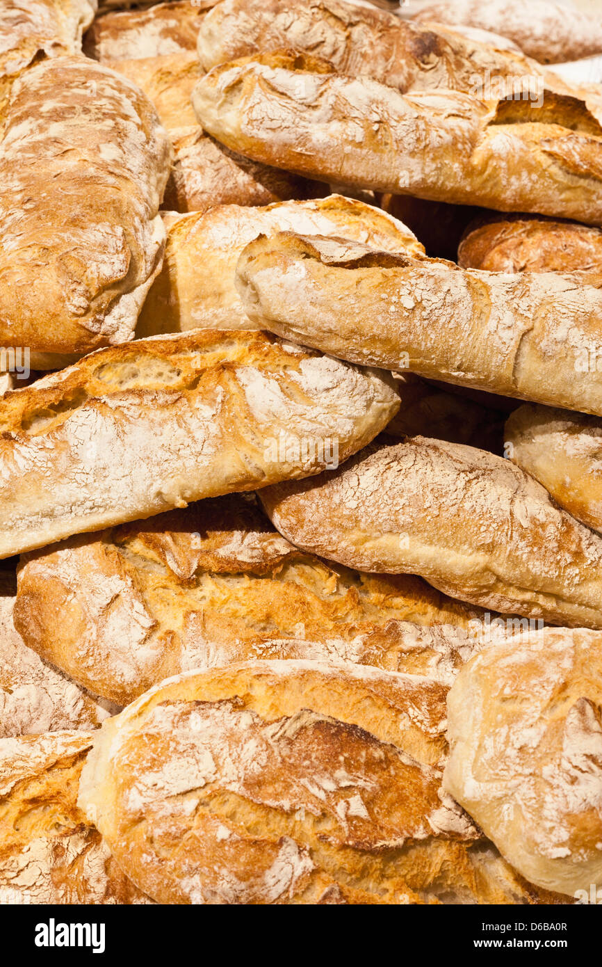 Food crusty bread loaf loaves studio hi-res stock photography and ...