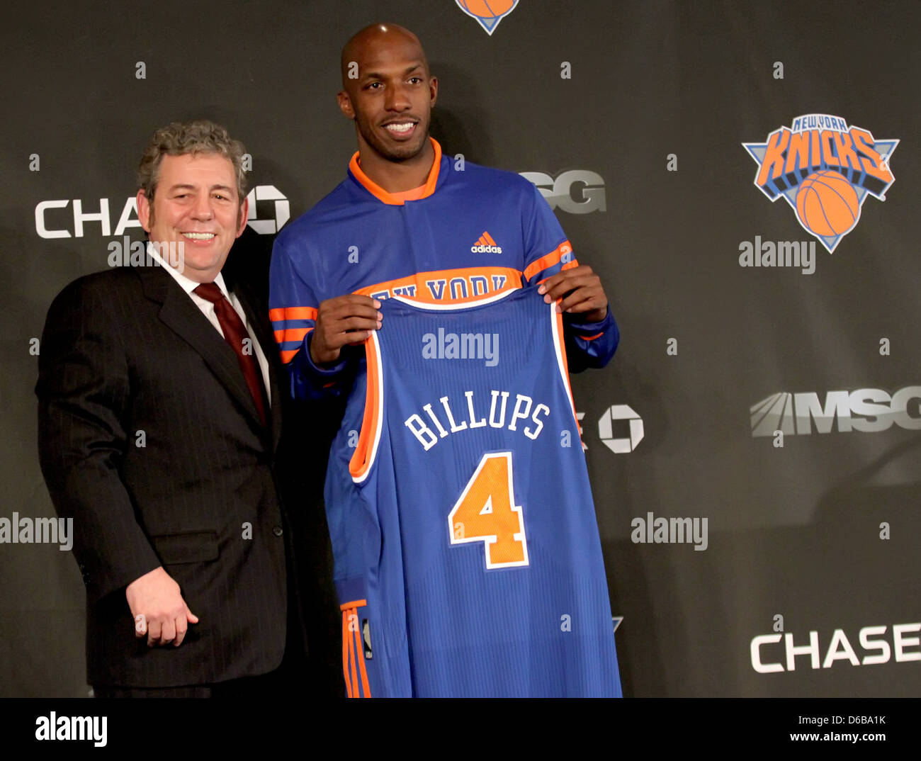 James Dolan, Executive Chairman of MSG and Chauncey Billups The New ...