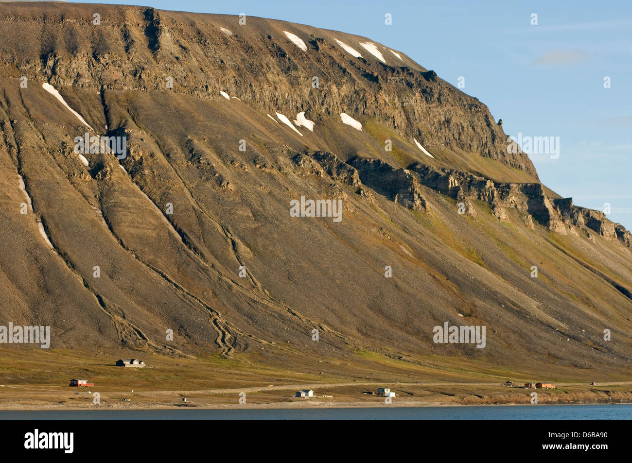 Norway, Svalbard Archipelago, Spitsbergen, Isfjorden, Hiorthhamn ...