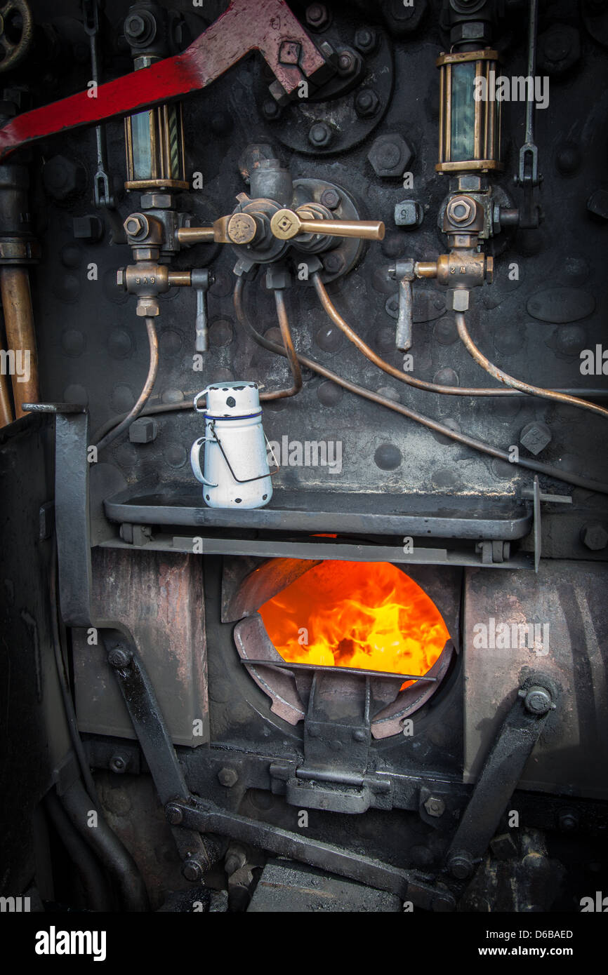 Footplate of british steam locomotive hi-res stock photography and ...