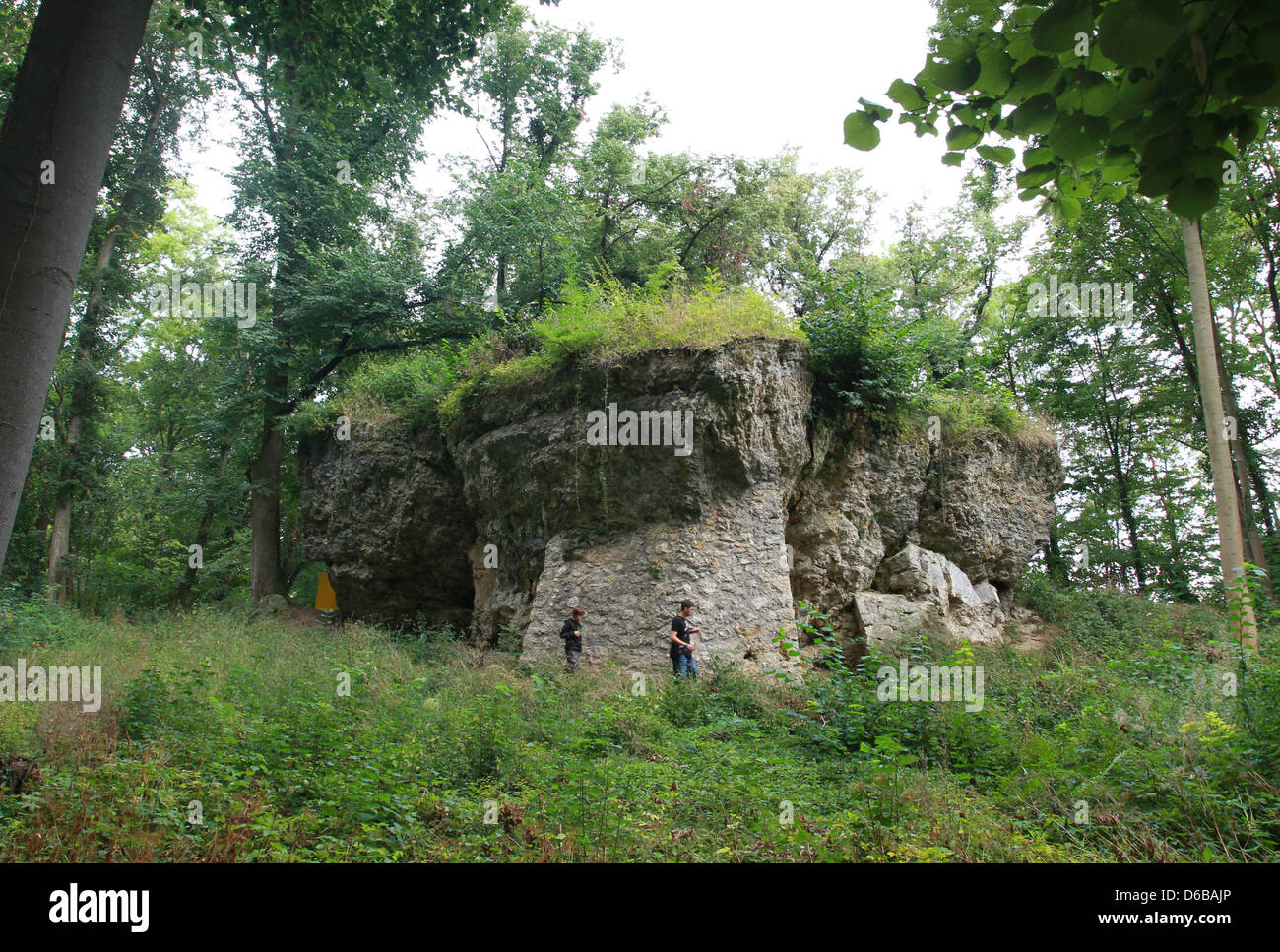 The so-called witch rocks are pictured in Noerdlingen, Germany, 16 ...