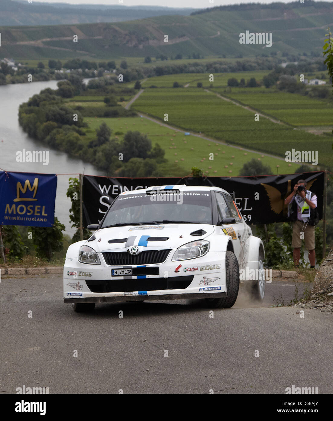 French rally driver Sebastien Ogier and co-driver Julien Ingrassia in ...