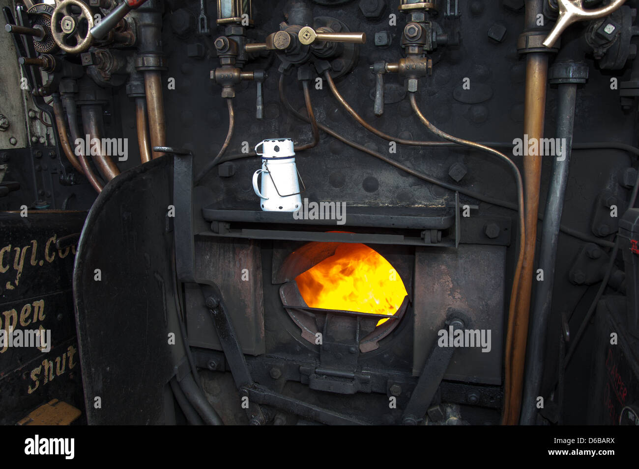 Footplate of british steam locomotive hi-res stock photography and ...