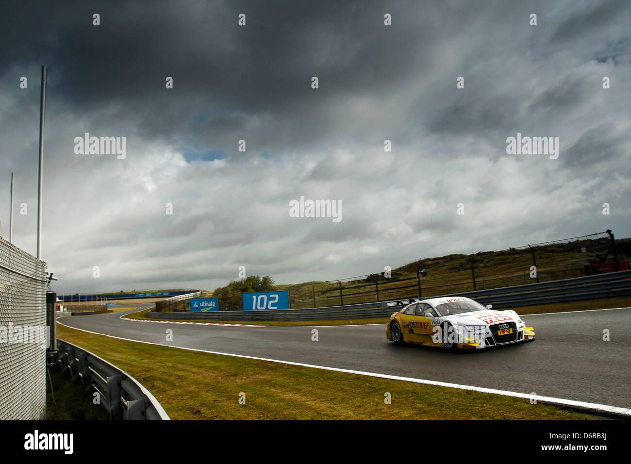 A handout picture released by Juergen Tap shows German Audi driver Timo ...