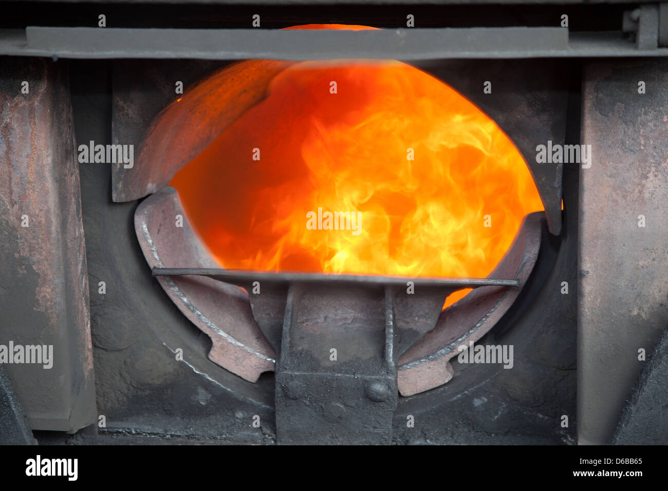 Steam Engine Furnace Stock Photo - Alamy