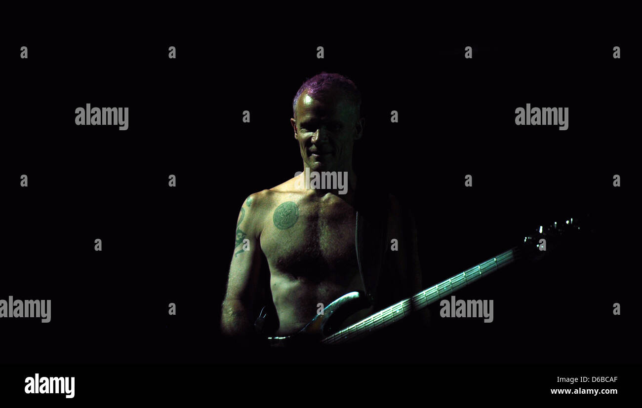 Red hot chili peppers bassist flea hi-res stock photography and images ...